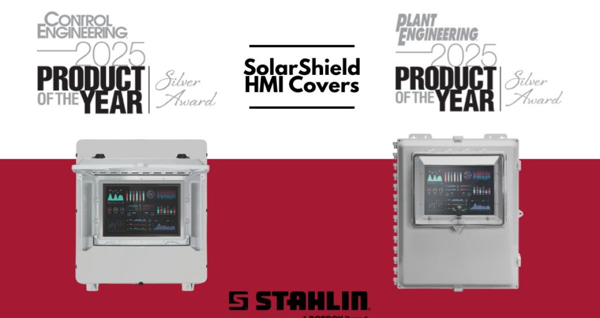 Stahlin® Enclosures’ SolarShield® HMI Cover Expansion Wins 2025 Product of the Year Silver ...